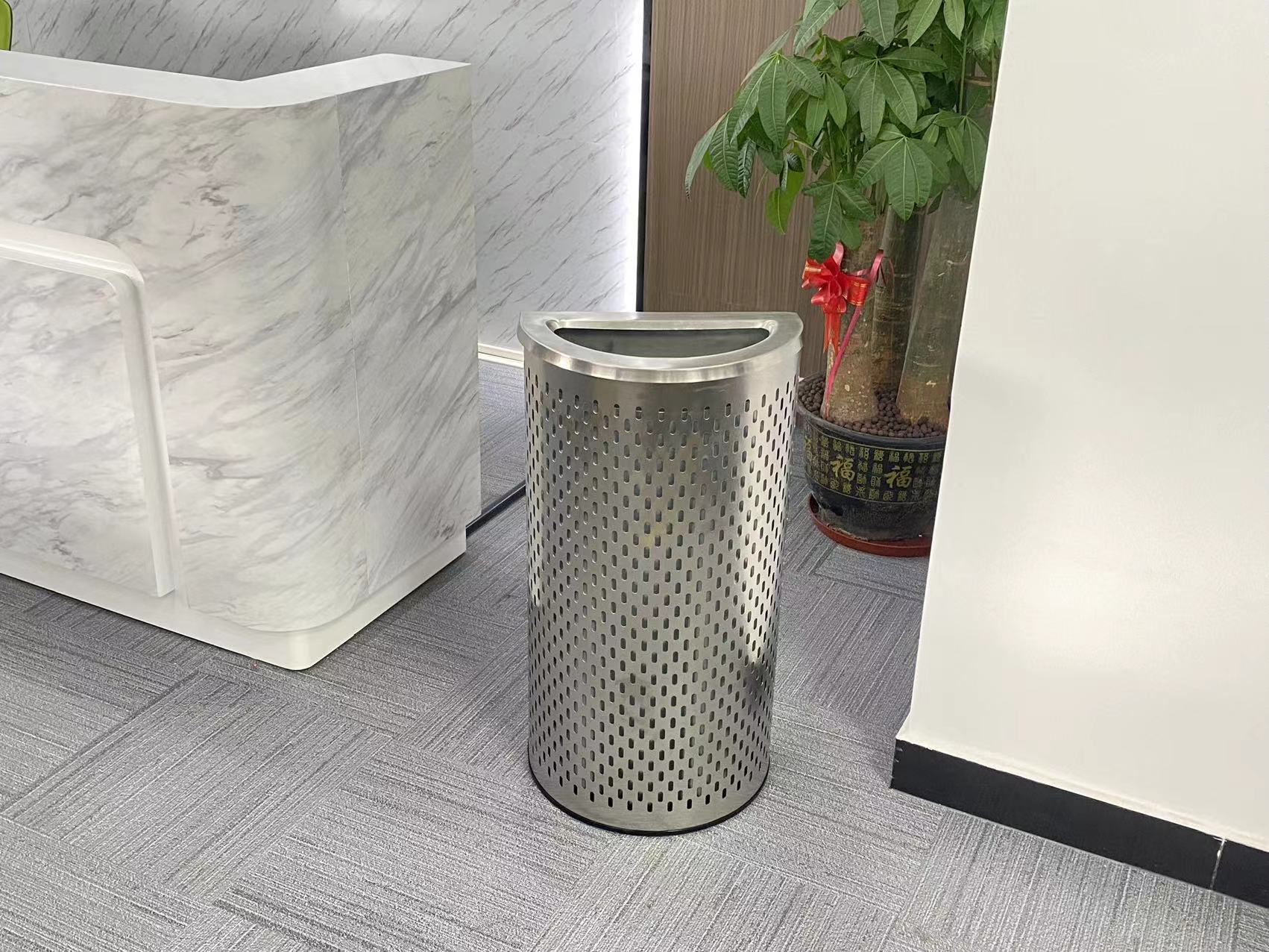Commercial Half round garbage bin (YH-515) from China manufacturer ...