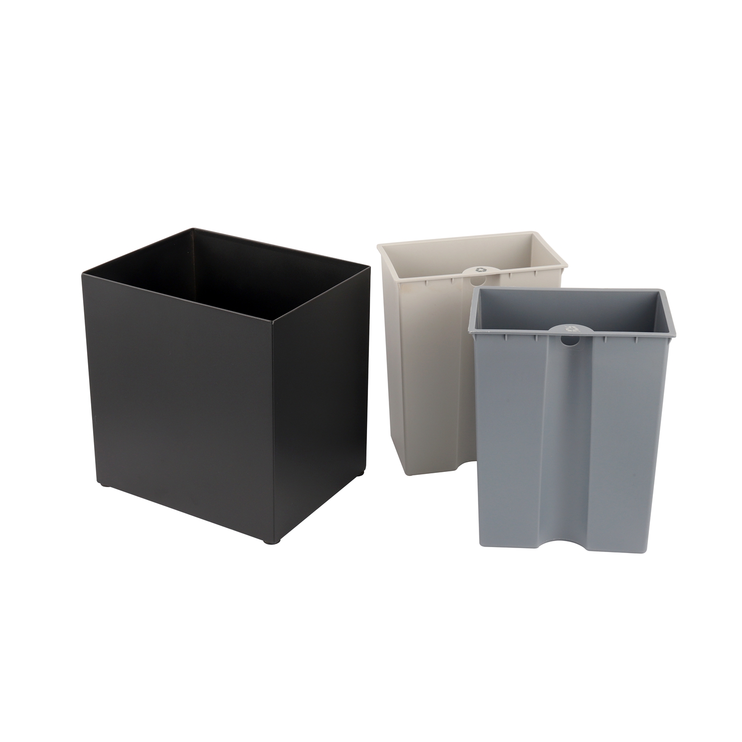 Rectangle 14L 2in1 Recycle Bin with 2 Plastic Inner Bin for Room from ...