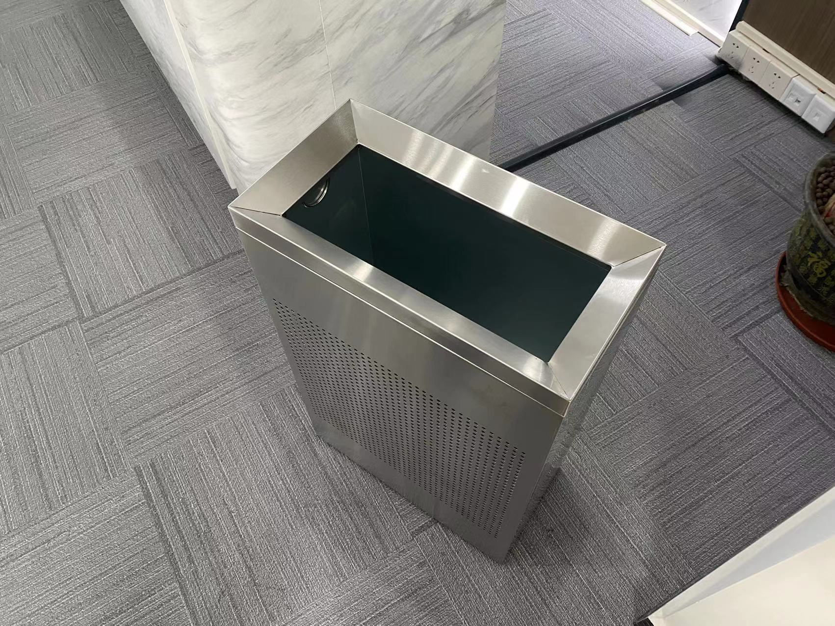 High Class Rectangular Trash Can for Hospital from China manufacturer ...