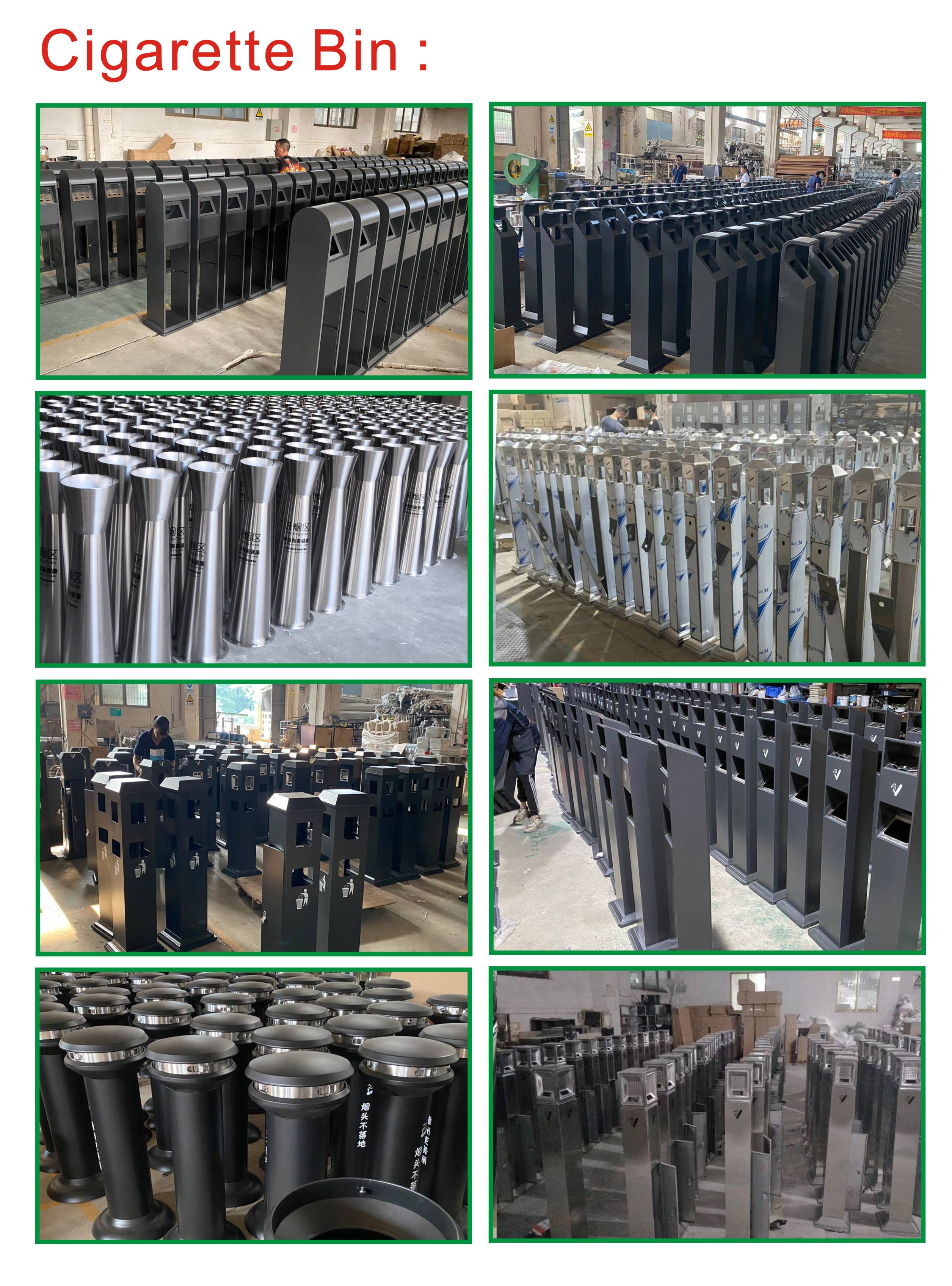 Cigarettes Bin for Outdoor Use with Grey Color (YH-248) from China ...