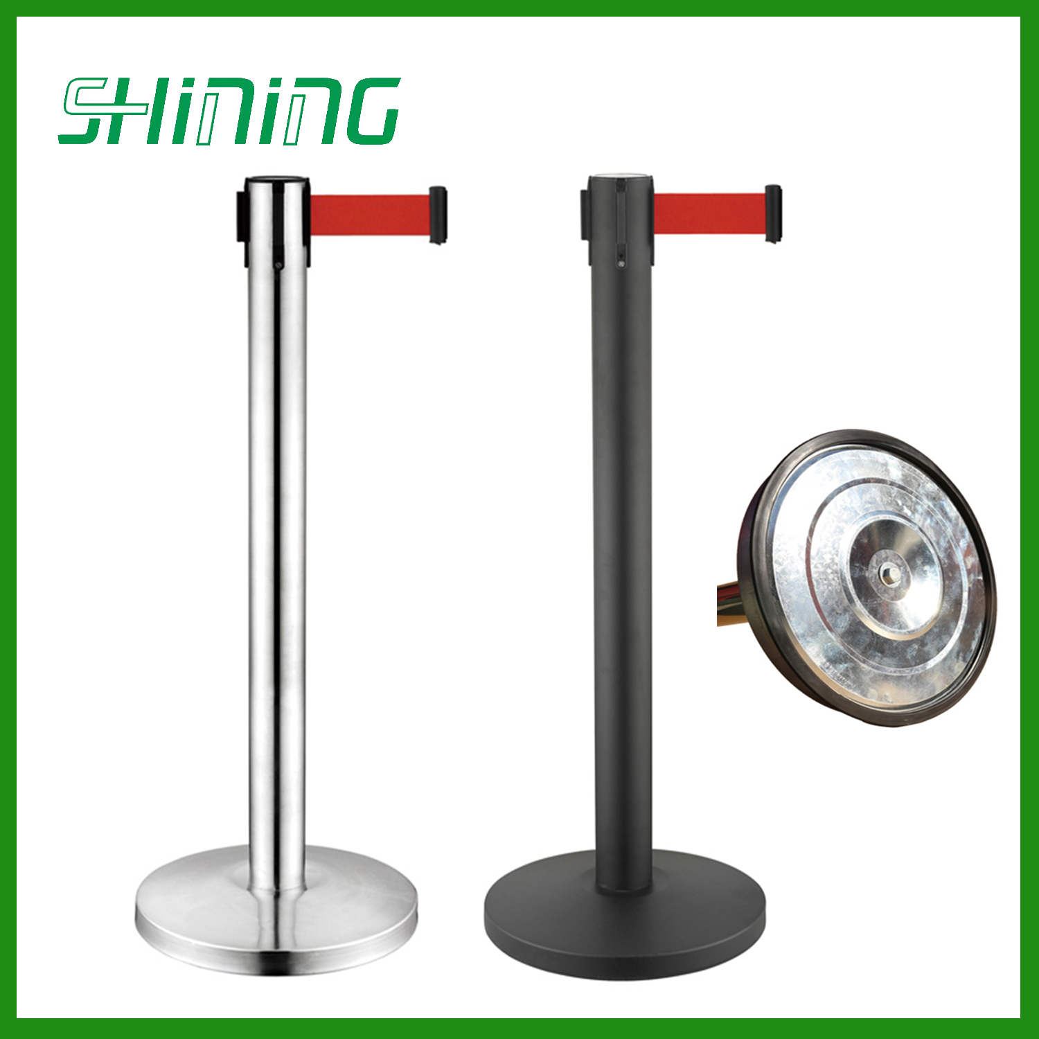 Stainless Steel Queue Stand with Retractable Belt for Airport from ...